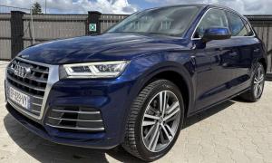 Zils Audi Q5 2017 Kauņa, ar dzinēja tilpumu 1.97 L un nobraukumu 229 tūkst. km par 19800 €, foto  vietnē AUTOMOTO.COM.LV