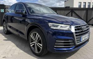 Blue Audi Q5 2017 in Kaunas, with an engine capacity of 1.97 L and mileage of 229 thousand km for 19800 €, photo 6 on AUTOMOTO.COM.LV