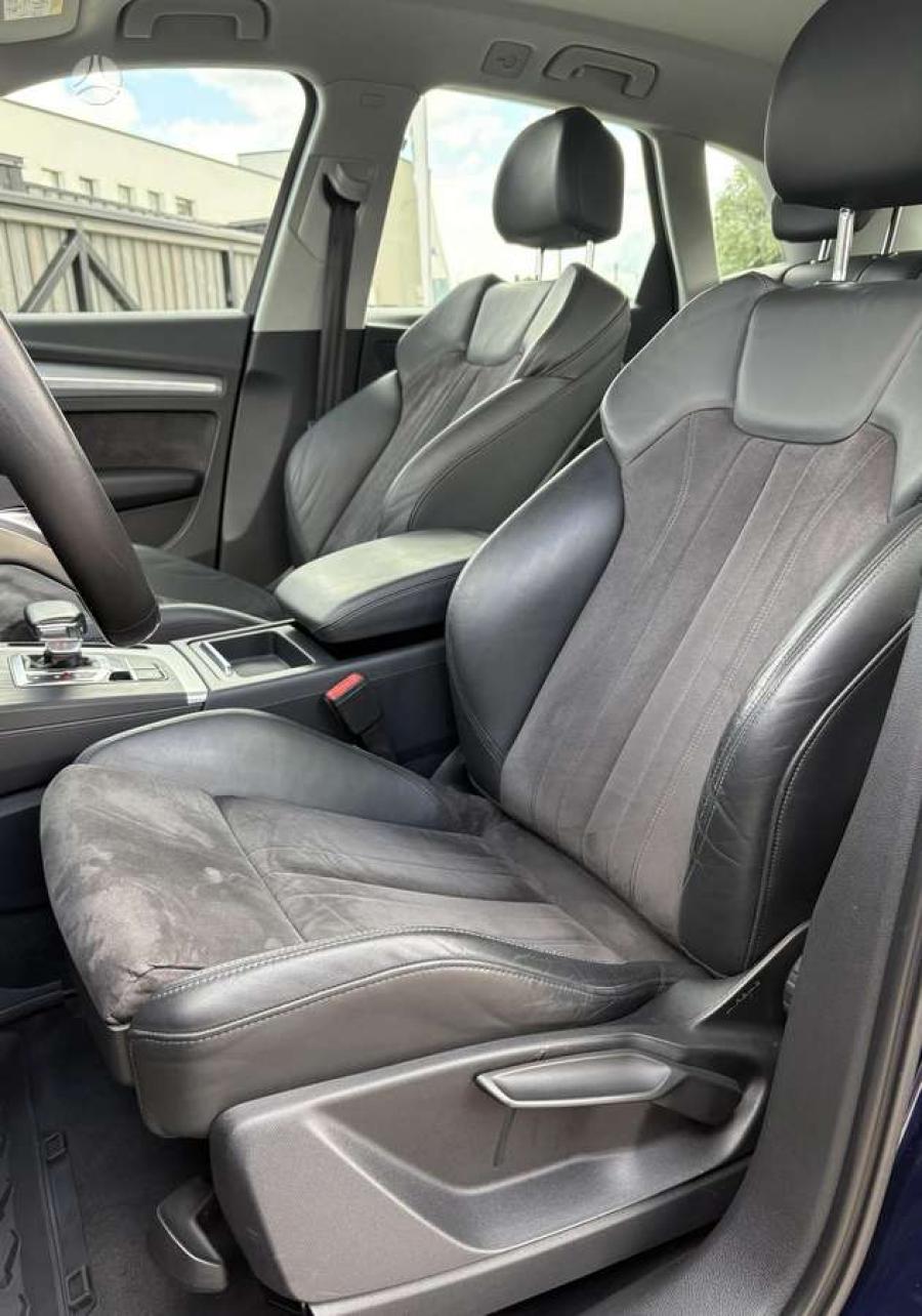 Blue Audi Q5 2017 in Kaunas, with an engine capacity of 1.97 L and mileage of 229 thousand km for 19800 €, photo 12 on AUTOMOTO.COM.LV