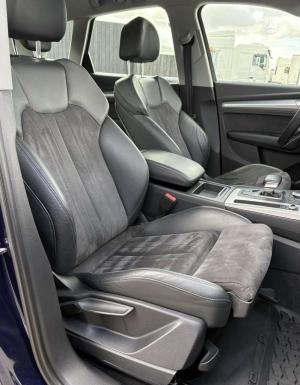 Blue Audi Q5 2017 in Kaunas, with an engine capacity of 1.97 L and mileage of 229 thousand km for 19800 €, photo 18 on AUTOMOTO.COM.LV