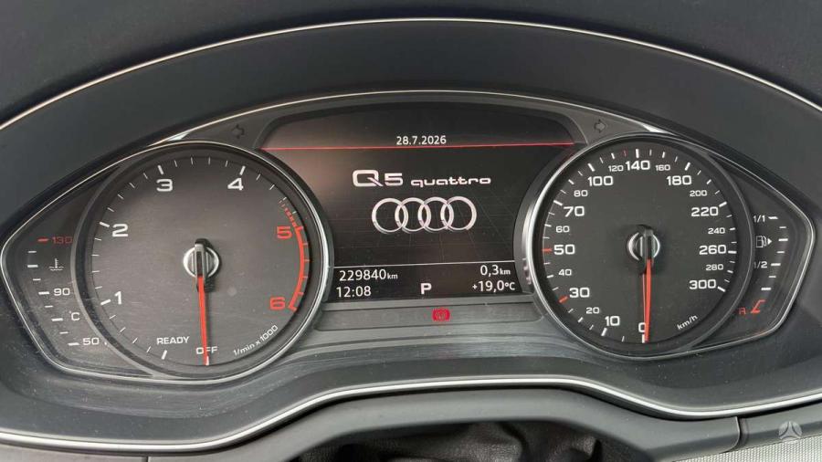 Blue Audi Q5 2017 in Kaunas, with an engine capacity of 1.97 L and mileage of 229 thousand km for 19800 €, photo 24 on AUTOMOTO.COM.LV