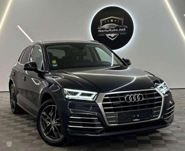 Blue Audi Q5 2017 in Marijampole, with an engine capacity of 1.97 L and mileage of 283 thousand km for 19999 €, photo 1 on AUTOMOTO.COM.LV