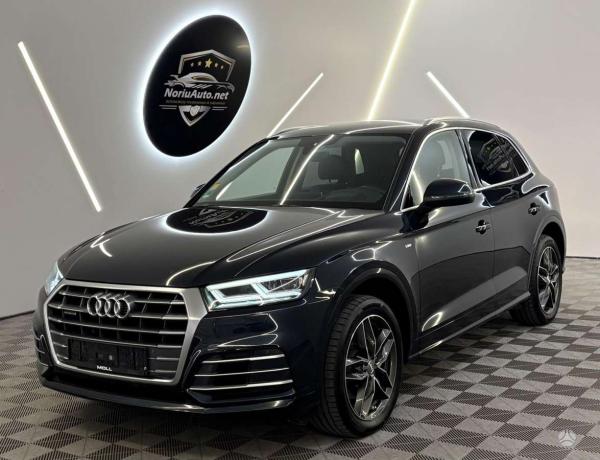 Blue Audi Q5 2017 in Marijampole, with an engine capacity of 1.97 L and mileage of 283 thousand km for 19999 €, photo 6 on AUTOMOTO.COM.LV