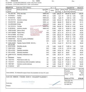 Синий Ауди Ку 5 2017 в Вильнюс, объемом двигателя 2.00 л и пробегом 180 тыс. км за 18900 €, фото 17 на AUTOMOTO.COM.LV