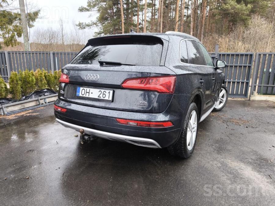 Blue Audi Q5 2017 in Jurmala, with an engine capacity of 2.00 L and mileage of 254 thousand km for 18500 €, photo 5 on AUTOMOTO.COM.LV