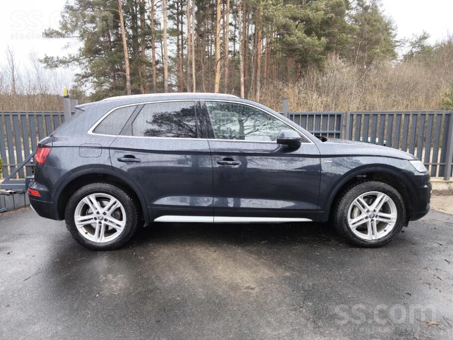 Blue Audi Q5 2017 in Jurmala, with an engine capacity of 2.00 L and mileage of 254 thousand km for 18500 €, photo 9 on AUTOMOTO.COM.LV