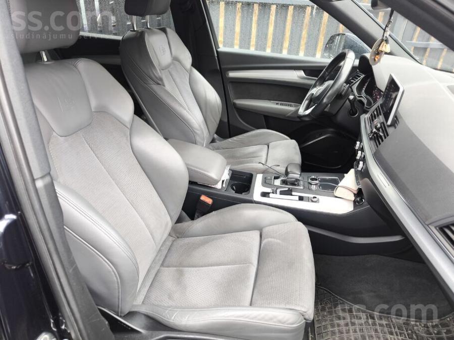 Blue Audi Q5 2017 in Jurmala, with an engine capacity of 2.00 L and mileage of 254 thousand km for 18500 €, photo 17 on AUTOMOTO.COM.LV