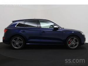 Blue Audi Q5 2018 in Riga, with an engine capacity of 3.00 L and mileage of 180 thousand km for 29850 €, photo 2 on AUTOMOTO.COM.LV