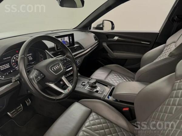 Blue Audi Q5 2018 in Riga, with an engine capacity of 3.00 L and mileage of 180 thousand km for 29850 €, photo 4 on AUTOMOTO.COM.LV