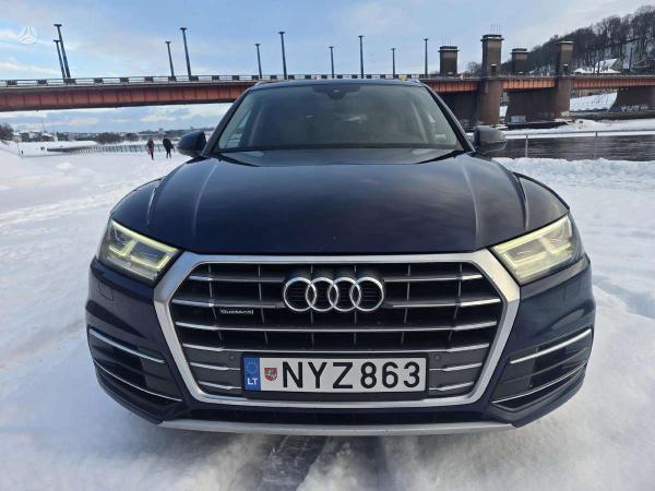 Zils Audi Q5 2018 Kauņa, ar dzinēja tilpumu 1.98 L un nobraukumu 255 tūkst. km par 23900 €, foto 2 vietnē AUTOMOTO.COM.LV