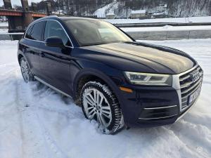 Blue Audi Q5 2018 in Kaunas, with an engine capacity of 1.98 L and mileage of 255 thousand km for 23900 €, photo 3 on AUTOMOTO.COM.LV