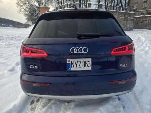 Blue Audi Q5 2018 in Kaunas, with an engine capacity of 1.98 L and mileage of 255 thousand km for 23900 €, photo 6 on AUTOMOTO.COM.LV