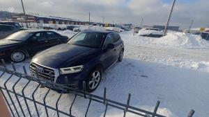 Blue Audi Q5 2018 in Vilnius, with an engine capacity of 2.00 L and mileage of 160 thousand km for 20500 €, photo  on AUTOMOTO.COM.LV
