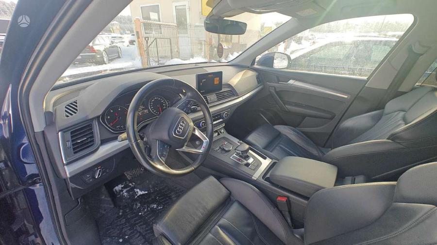 Zils Audi Q5 2018 Viļņa, ar dzinēja tilpumu 2.00 L un nobraukumu 160 tūkst. km par 20500 €, foto 8 vietnē AUTOMOTO.COM.LV