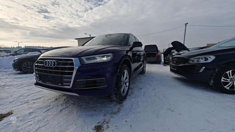 Синий Ауди Ку 5 2018 в Вильнюс, объемом двигателя 2.00 л и пробегом 160 тыс. км за 20280 €, фото 2 на AUTOMOTO.COM.LV