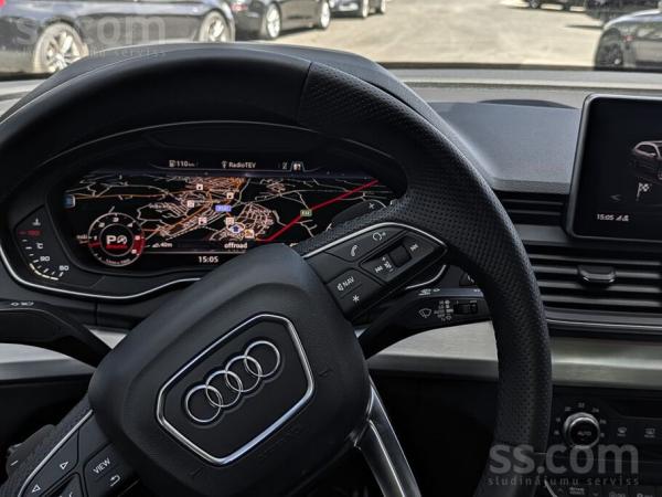 Zils Audi Q5 2018 Tukums, ar dzinēja tilpumu 3.00 L un nobraukumu 246 tūkst. km par 25990 €, foto 10 vietnē AUTOMOTO.COM.LV