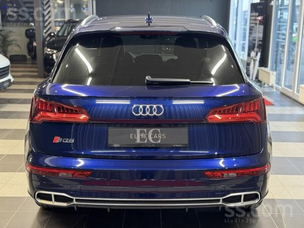 Blue Audi Q5 2018 in Riga, with an engine capacity of 3.00 L and mileage of 144 thousand km for 27990 €, photo 5 on AUTOMOTO.COM.LV