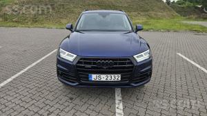 Blue Audi Q5 2018 in Riga, with an engine capacity of 2.00 L and mileage of 0 thousand km for 21950 €, photo 3 on AUTOMOTO.COM.LV