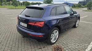 Blue Audi Q5 2018 in Riga, with an engine capacity of 2.00 L and mileage of 0 thousand km for 21950 €, photo 7 on AUTOMOTO.COM.LV