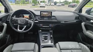 Blue Audi Q5 2018 in Riga, with an engine capacity of 2.00 L and mileage of 0 thousand km for 21950 €, photo 9 on AUTOMOTO.COM.LV
