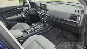 Blue Audi Q5 2018 in Riga, with an engine capacity of 2.00 L and mileage of 0 thousand km for 21950 €, photo 10 on AUTOMOTO.COM.LV