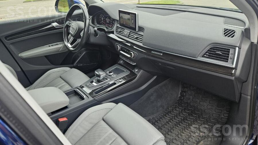 Blue Audi Q5 2018 in Riga, with an engine capacity of 2.00 L and mileage of 0 thousand km for 21950 €, photo 10 on AUTOMOTO.COM.LV
