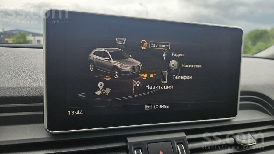 Blue Audi Q5 2018 in Riga, with an engine capacity of 2.00 L and mileage of 0 thousand km for 21950 €, photo 13 on AUTOMOTO.COM.LV