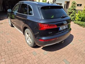 Blue Audi Q5 2018 in Klaipeda, with an engine capacity of 2.00 L and mileage of 75 thousand km for 23500 €, photo 3 on AUTOMOTO.COM.LV