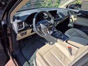 Blue Audi Q5 2018 in Klaipeda, with an engine capacity of 2.00 L and mileage of 75 thousand km for 23500 €, photo 4 on AUTOMOTO.COM.LV