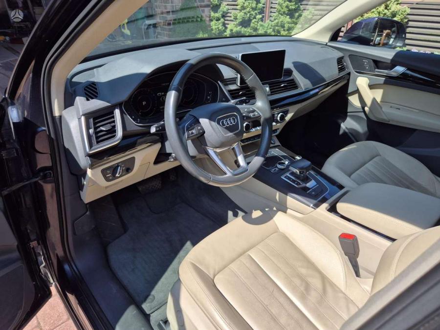 Blue Audi Q5 2018 in Klaipeda, with an engine capacity of 2.00 L and mileage of 75 thousand km for 23500 €, photo 4 on AUTOMOTO.COM.LV