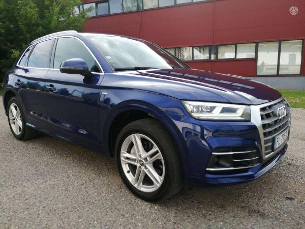 Zils Audi Q5 2018 Utena, ar dzinēja tilpumu 2.00 L un nobraukumu 275 tūkst. km par 20900 €, foto 1 vietnē AUTOMOTO.COM.LV