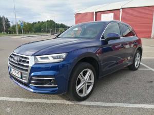 Blue Audi Q5 2018 in Utena, with an engine capacity of 2.00 L and mileage of 275 thousand km for 20900 €, photo 3 on AUTOMOTO.COM.LV