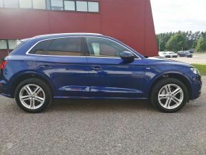 Blue Audi Q5 2018 in Utena, with an engine capacity of 2.00 L and mileage of 275 thousand km for 20900 €, photo 5 on AUTOMOTO.COM.LV