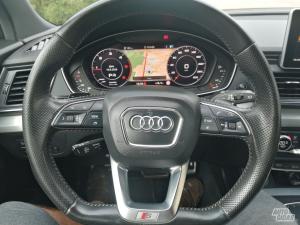 Blue Audi Q5 2018 in Utena, with an engine capacity of 2.00 L and mileage of 275 thousand km for 20500 €, photo 15 on AUTOMOTO.COM.LV