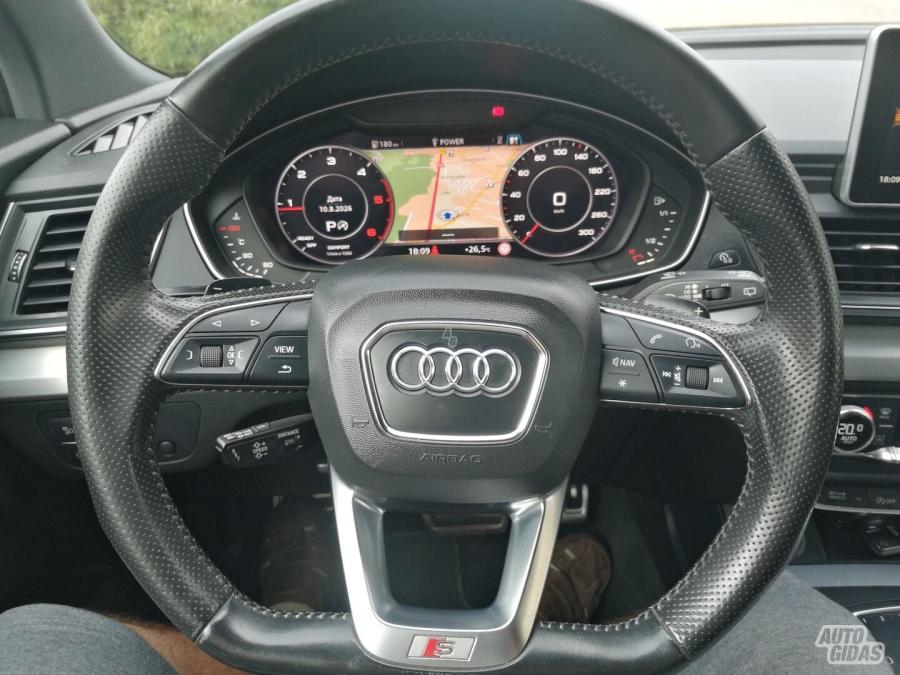 Blue Audi Q5 2018 in Utena, with an engine capacity of 2.00 L and mileage of 275 thousand km for 20500 €, photo 15 on AUTOMOTO.COM.LV