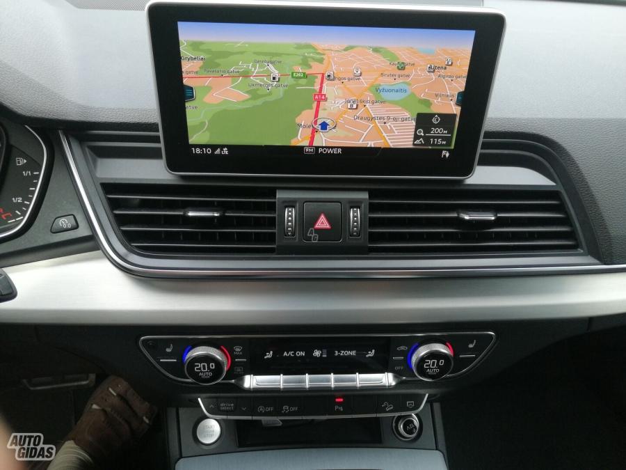 Blue Audi Q5 2018 in Utena, with an engine capacity of 2.00 L and mileage of 275 thousand km for 20500 €, photo 20 on AUTOMOTO.COM.LV