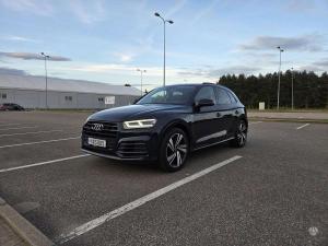 Zils Audi Q5 2018 Viļņa, ar dzinēja tilpumu 3.00 L un nobraukumu 222 tūkst. km par 22750 €, foto  vietnē AUTOMOTO.COM.LV