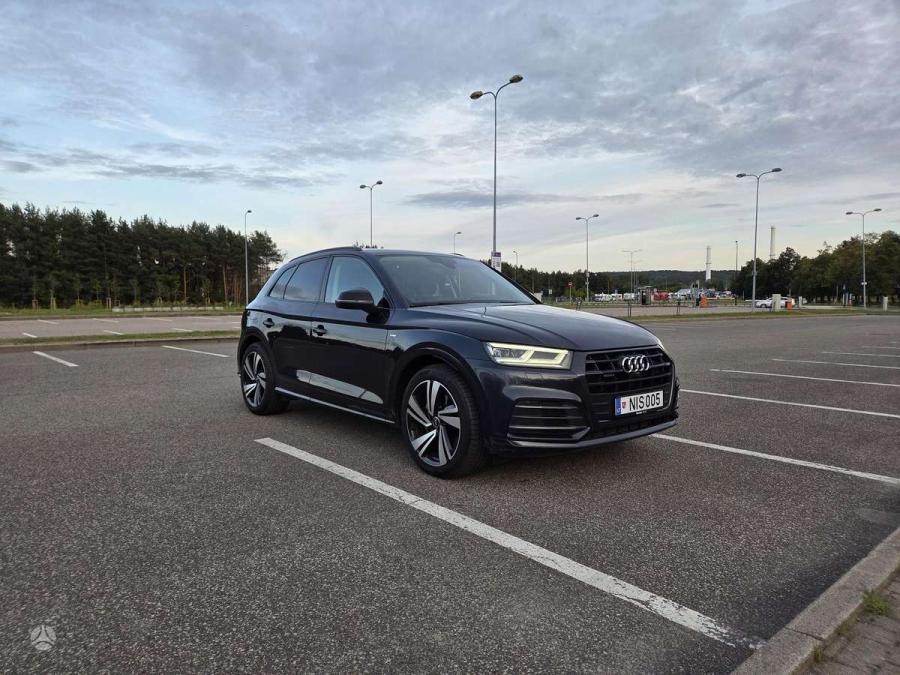 Zils Audi Q5 2018 Viļņa, ar dzinēja tilpumu 3.00 L un nobraukumu 222 tūkst. km par 22750 €, foto 4 vietnē AUTOMOTO.COM.LV