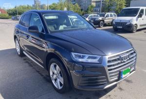Blue Audi Q5 2019 in Vilnius, with an engine capacity of 2.00 L and mileage of 58 thousand km for 25000 €, photo 6 on AUTOMOTO.COM.LV