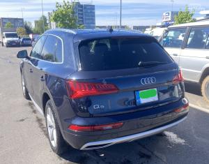 Blue Audi Q5 2019 in Vilnius, with an engine capacity of 2.00 L and mileage of 58 thousand km for 25000 €, photo 4 on AUTOMOTO.COM.LV