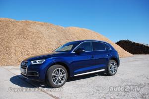 Zils Audi Q5 2019 Tallina, ar dzinēja tilpumu 3.00 L un nobraukumu 146 tūkst. km par 26900 €, foto  vietnē AUTOMOTO.COM.LV