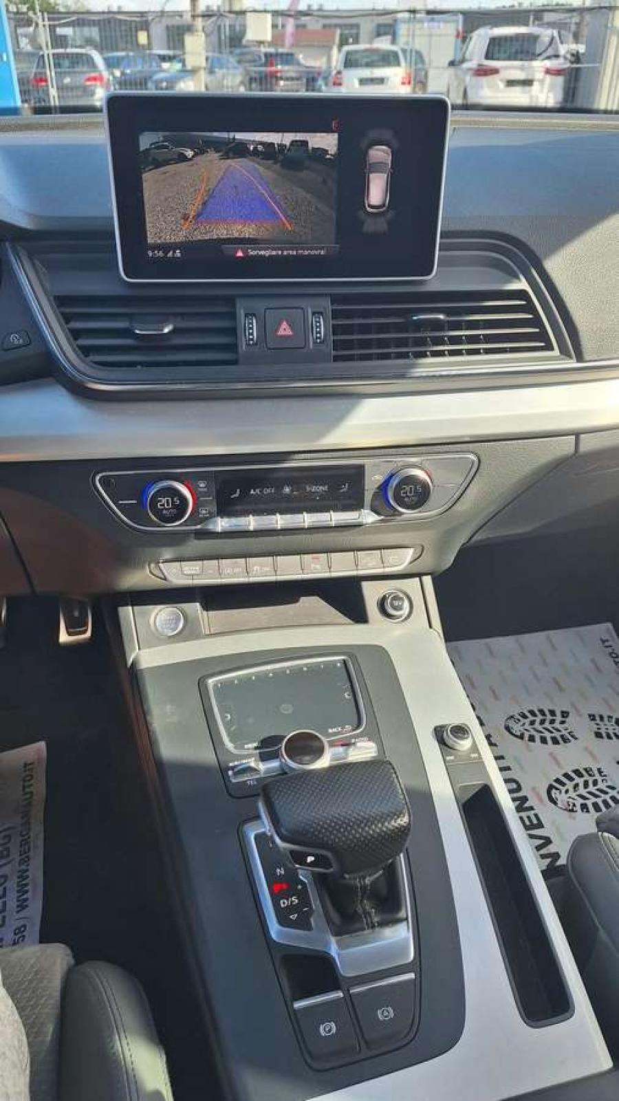 Blue Audi Q5 2019 in Kaunas, with an engine capacity of 1.97 L and mileage of 202 thousand km for 22950 €, photo 18 on AUTOMOTO.COM.LV