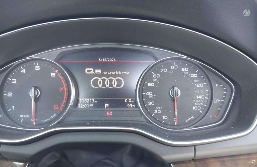 Синий Ауди Ку 5 2019 в Вильнюс, объемом двигателя 1.98 л и пробегом 190 тыс. км за 7950 €, фото 14 на AUTOMOTO.COM.LV