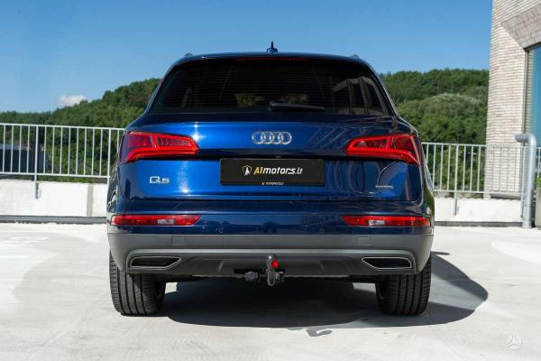 Blue Audi Q5 2019 in Vilnius, with an engine capacity of 1.98 L and mileage of 172 thousand km for 21950 €, photo 11 on AUTOMOTO.COM.LV