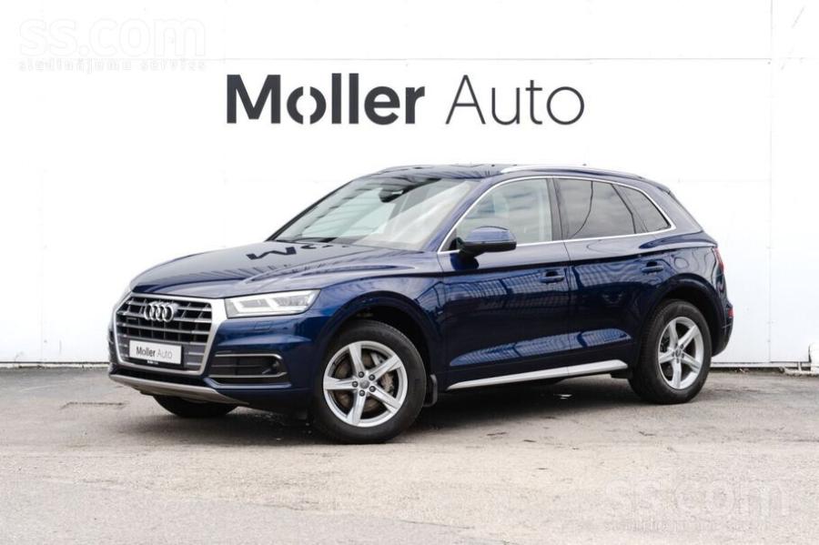 Zils Audi Q5 2019 Rīga, ar dzinēja tilpumu 2.00 L un nobraukumu 119 tūkst. km par 25500 €, foto 1 vietnē AUTOMOTO.COM.LV