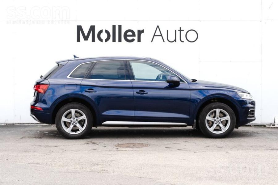 Zils Audi Q5 2019 Rīga, ar dzinēja tilpumu 2.00 L un nobraukumu 119 tūkst. km par 25500 €, foto 6 vietnē AUTOMOTO.COM.LV