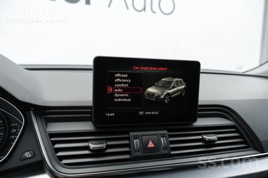 Zils Audi Q5 2019 Rīga, ar dzinēja tilpumu 2.00 L un nobraukumu 119 tūkst. km par 24400 €, foto 17 vietnē AUTOMOTO.COM.LV