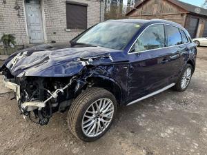 Blue Audi Q5 2020 in Kaunas, with an engine capacity of 1.97 L and mileage of 70 thousand km for 12950 €, photo 2 on AUTOMOTO.COM.LV