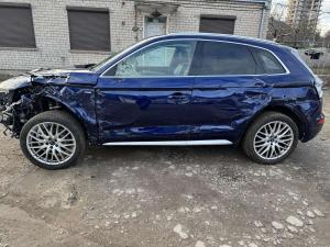 Blue Audi Q5 2020 in Kaunas, with an engine capacity of 1.97 L and mileage of 70 thousand km for 12950 €, photo 4 on AUTOMOTO.COM.LV