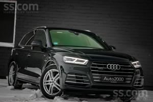 Blue Audi Q5 2020 in Tukums, with an engine capacity of 2.00 L and mileage of 161 thousand km for 27990 €, photo  on AUTOMOTO.COM.LV
